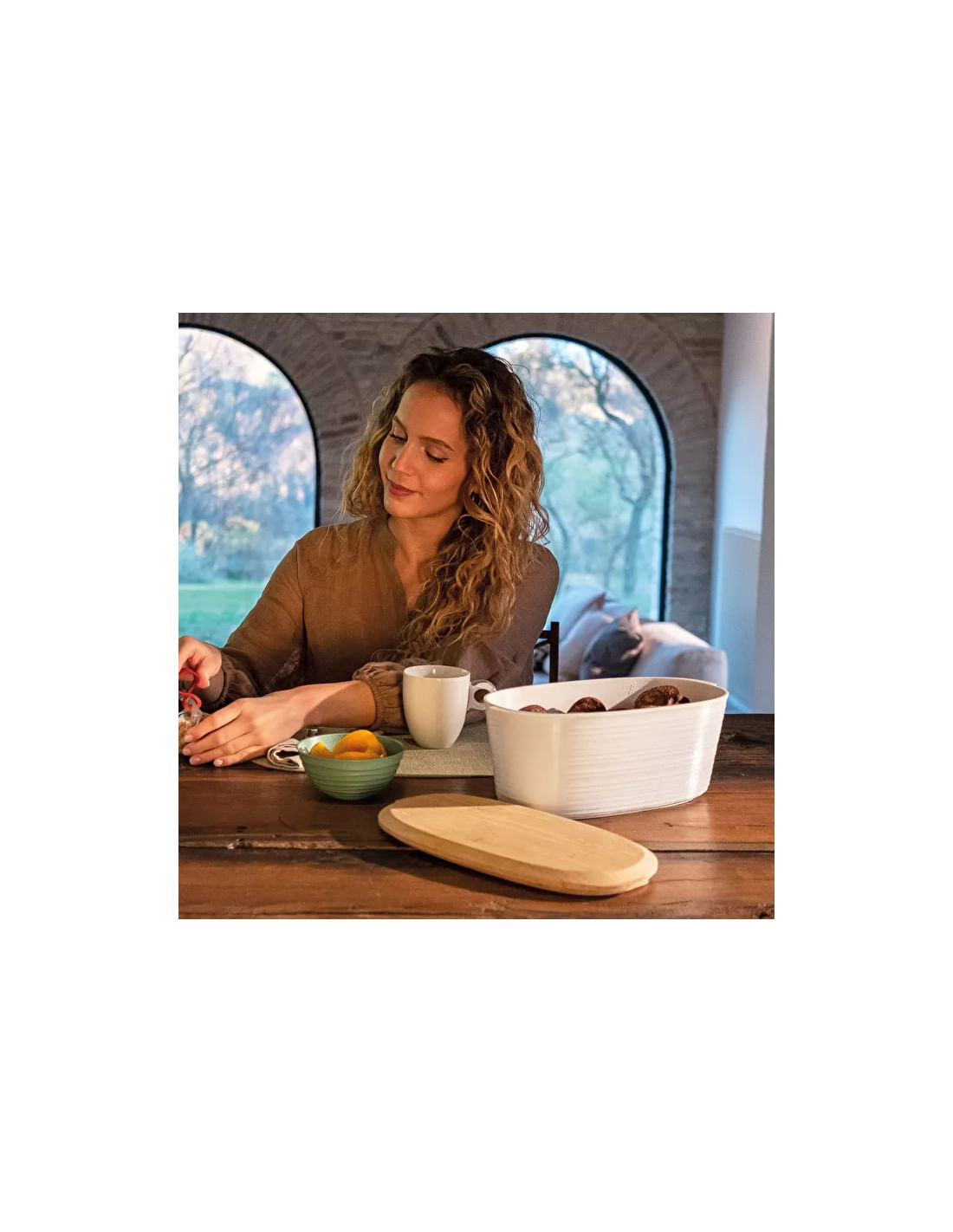 Guzzini caraffa tiffany grigio tortora con coperchio - BricoBravo