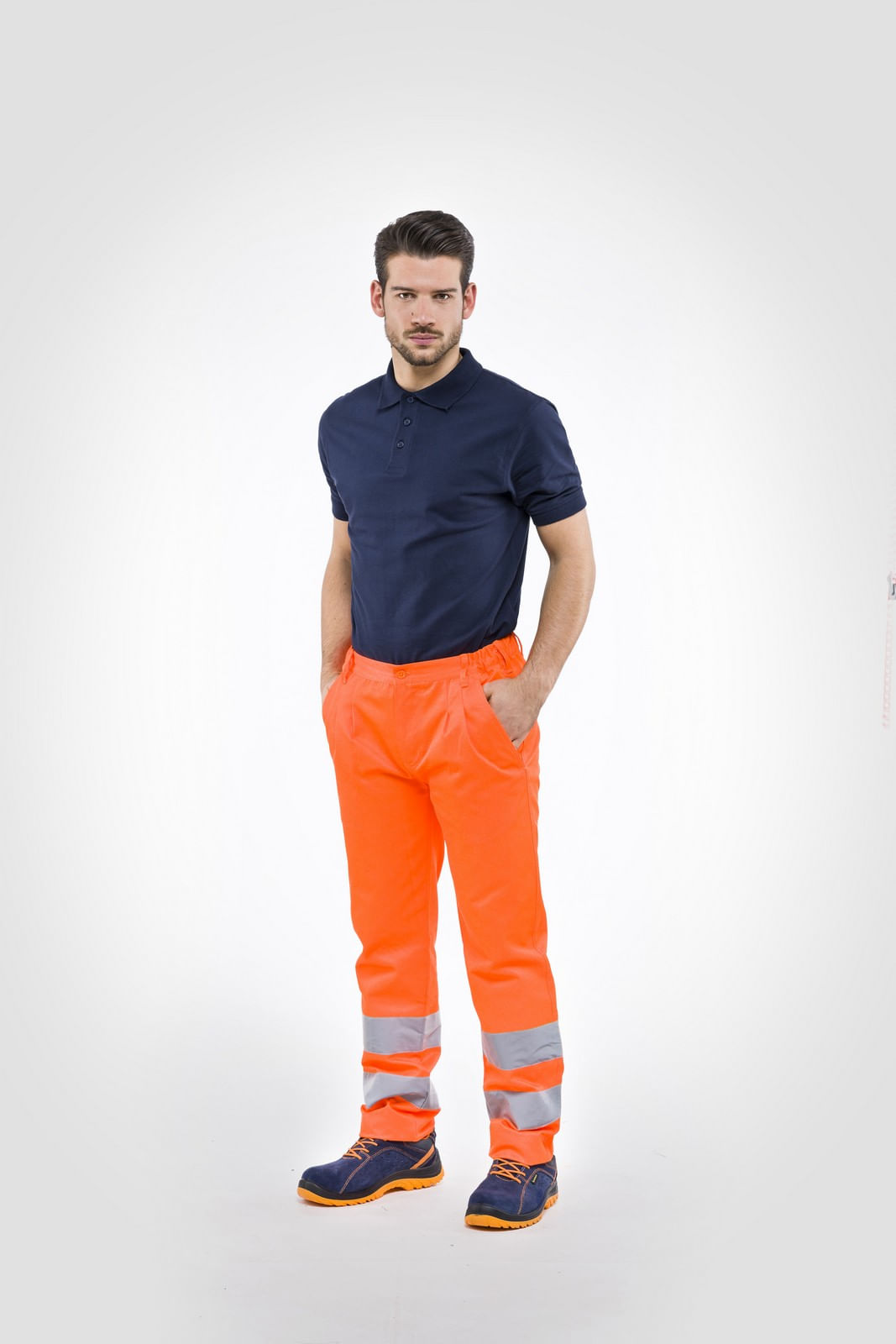 Pantalone Alta Visibilit Arancio Taglia XL - BricoBravo