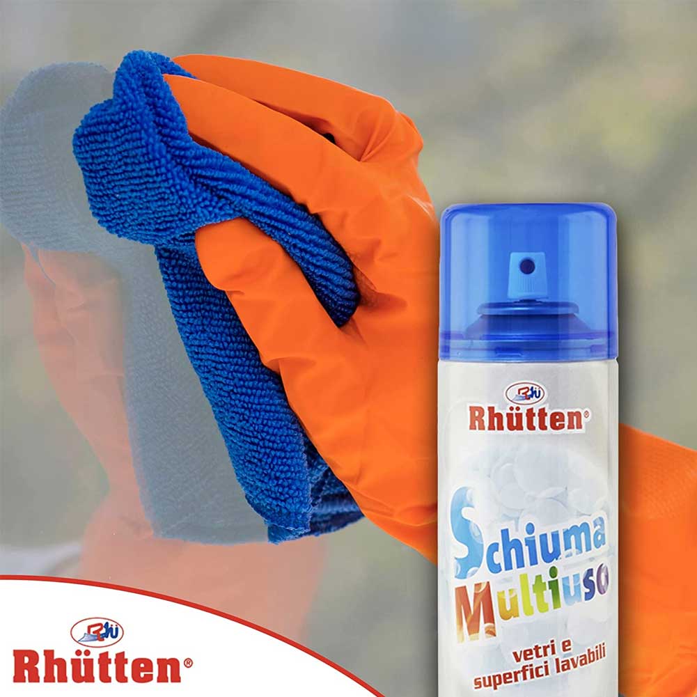 Rhutten schiuma multiuso vetri e superfici lavabili sgrassatore ...