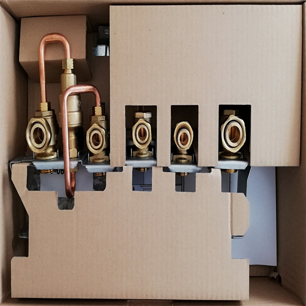 Ygnis caldaia a condensazione logic micro 24 eu completo di kit fumi ...