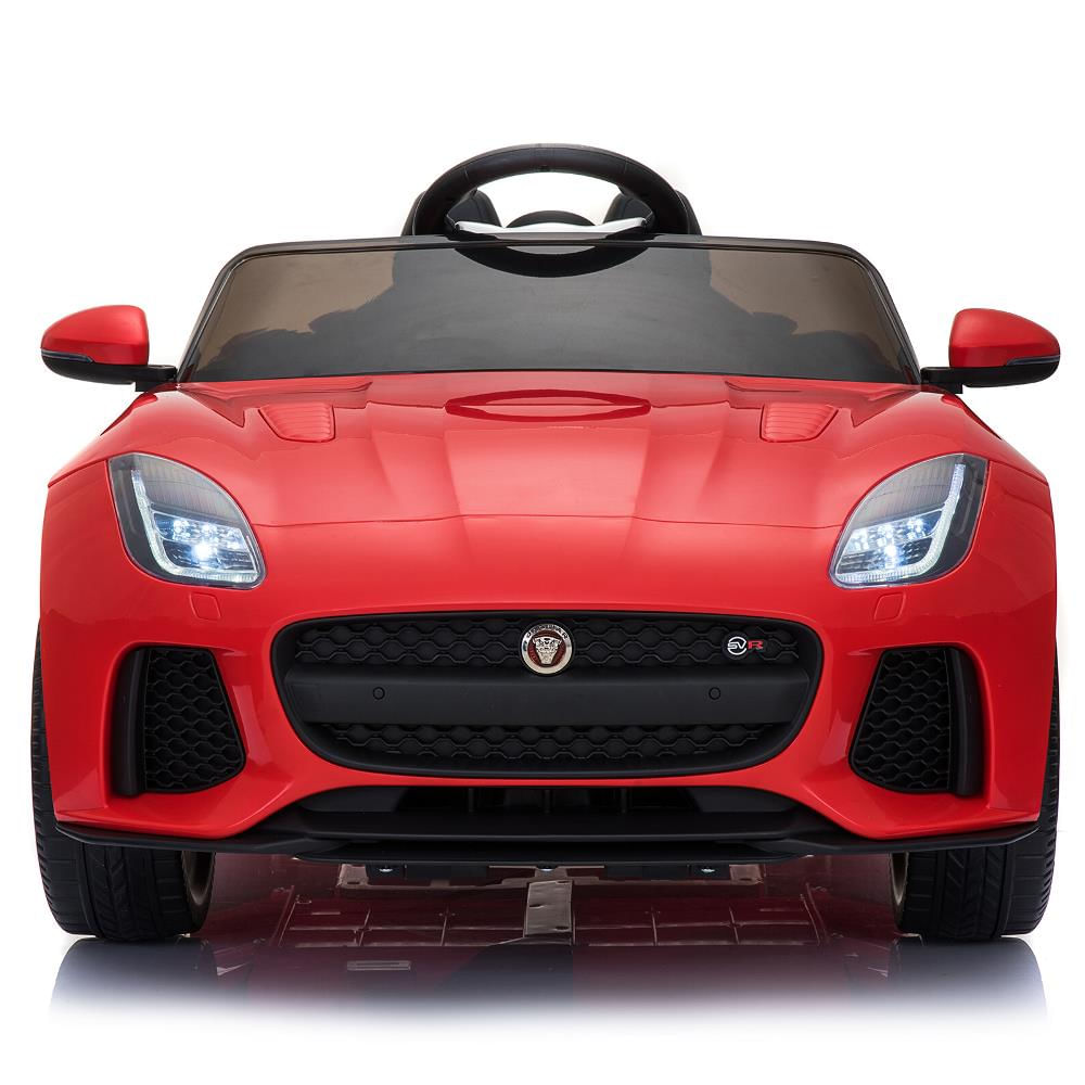 Macchinina macchina elettrica jaguar f-type svr per bambini 12v con ...