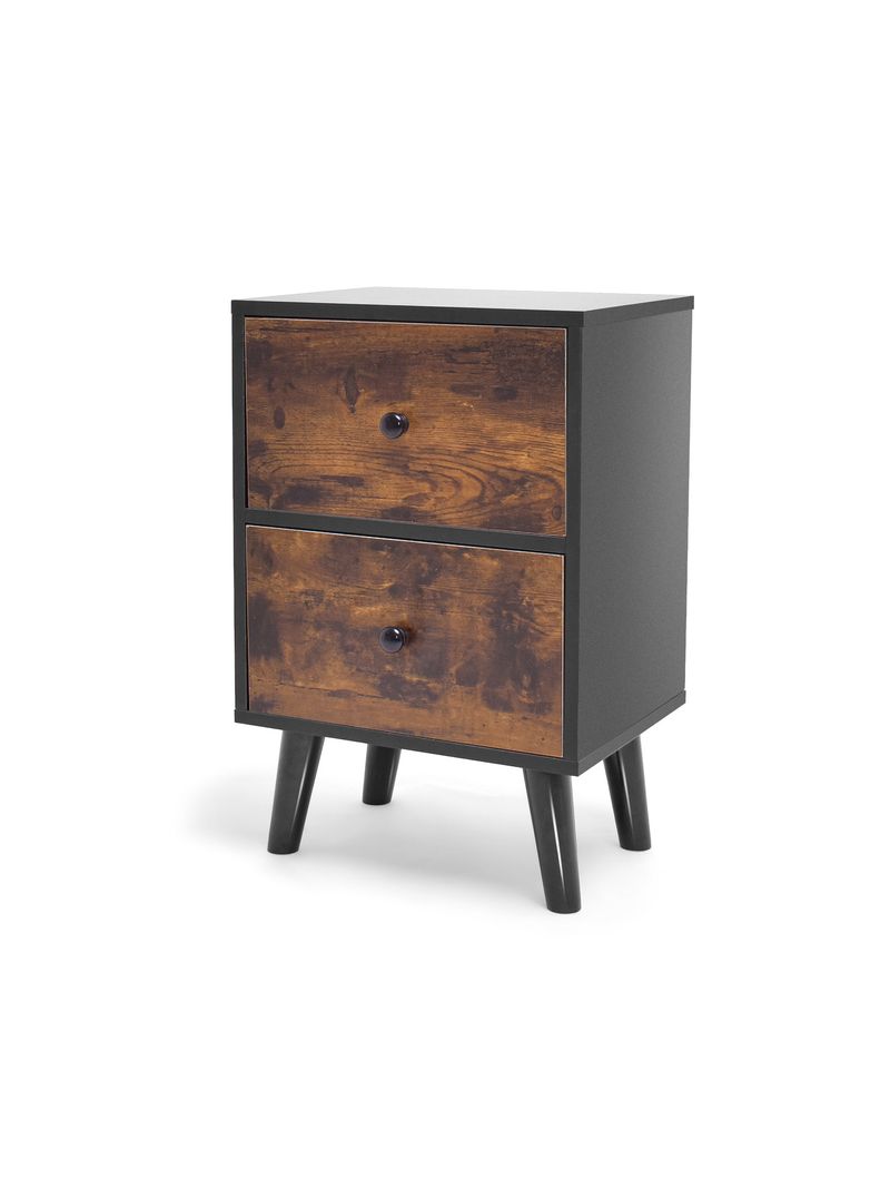 Rocco-Comodino design legno 2 cassetti. Contemporaneo, tavolino divano ...