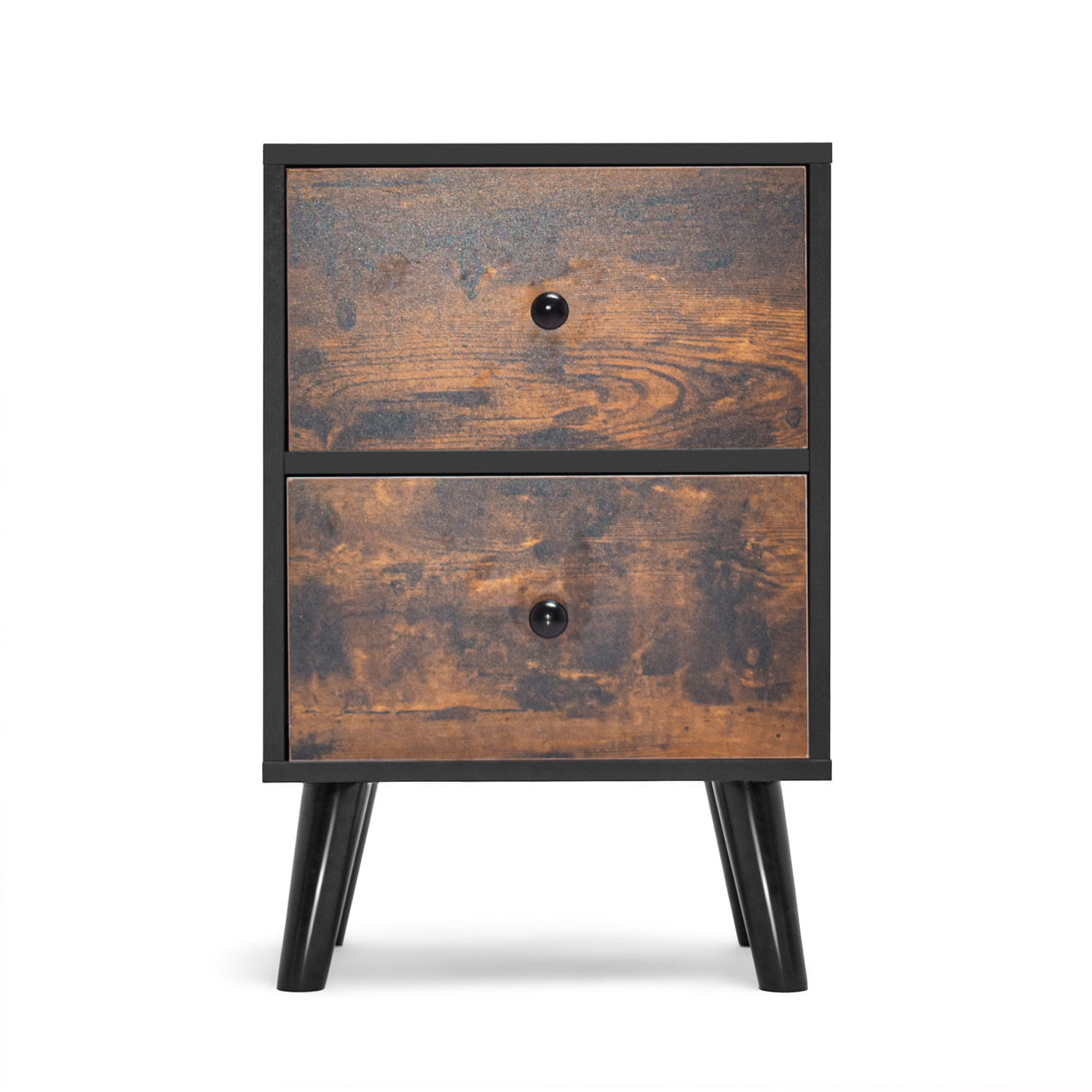 Rocco-Comodino design legno 2 cassetti. Contemporaneo, tavolino divano ...