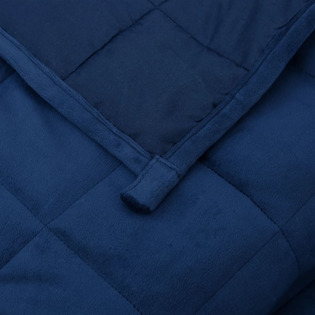 Coperta Ponderata Blu 200x220 cm 13 kg Tessuto - BricoBravo