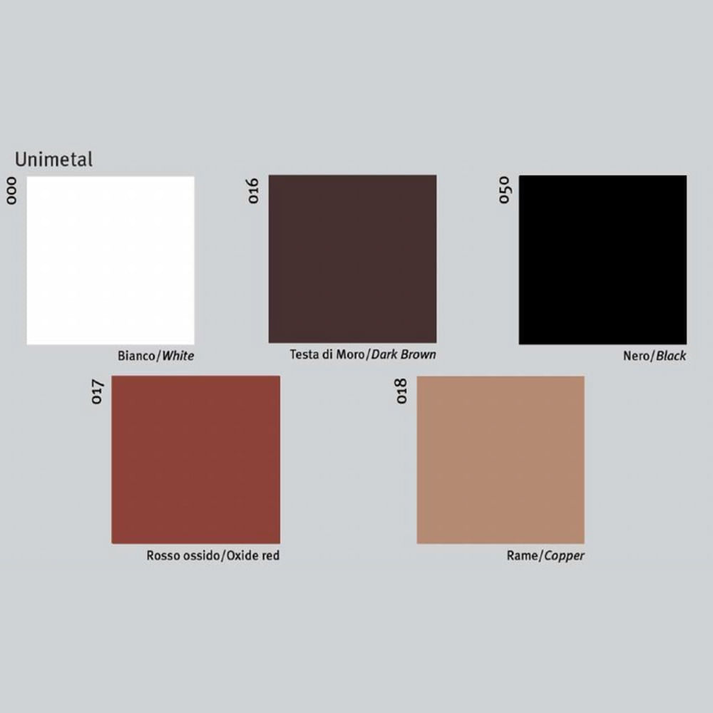 Unimetal 2,5 Lt-Smalto Fondo-Finitura Universale Opaco Per Metalli E ...