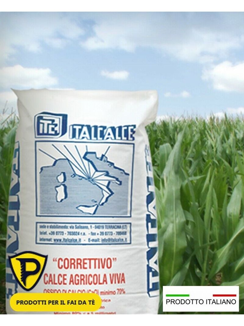 Ossido di calce in GRANULI per agricoltura igienizzante per terreno ...