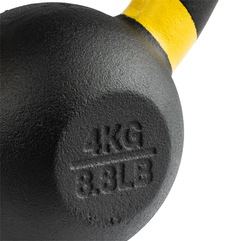 Wonder Core Kettlebell Power Verniciato 4 kg Nero e Giallo 440988 ...