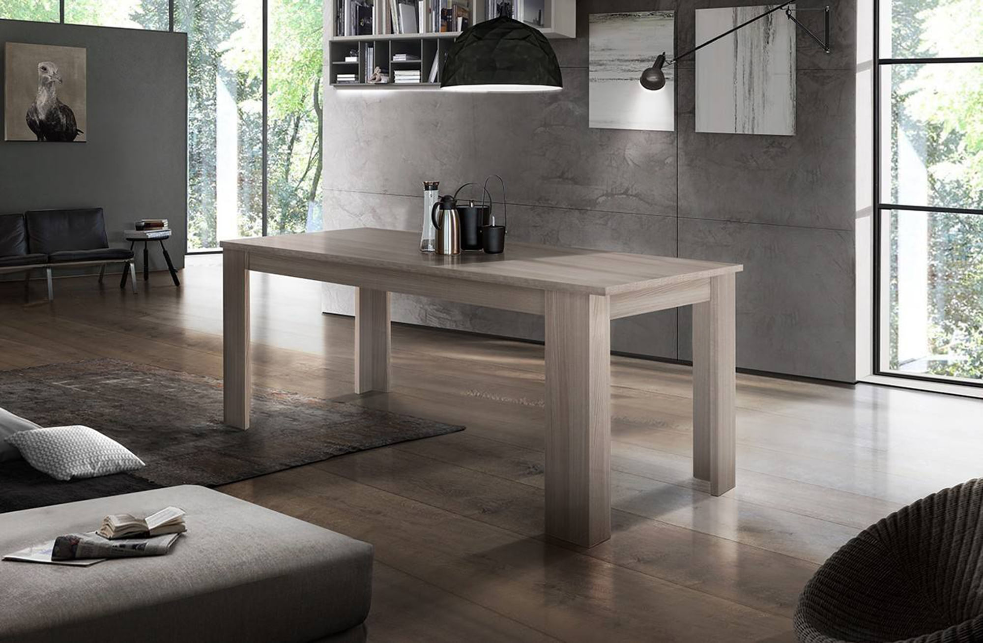 Tavolo per sala da pranzo estensibile, Made in Italy, Tavolo moderno ...