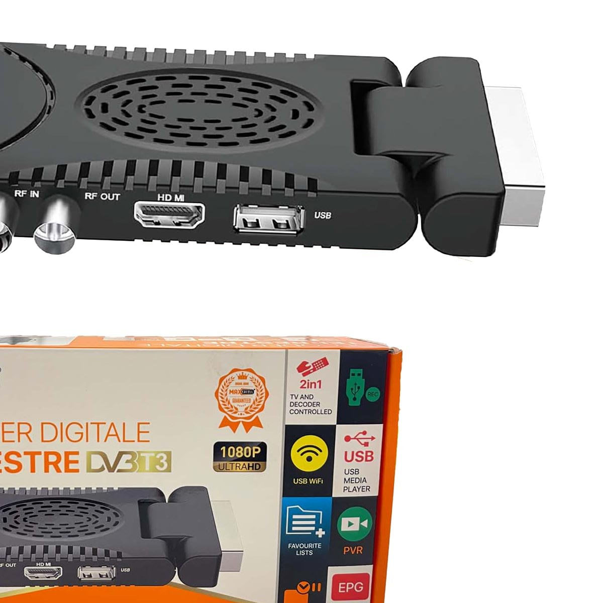 Decoder digitale terrestre dvbt3 full hd slim - BricoBravo