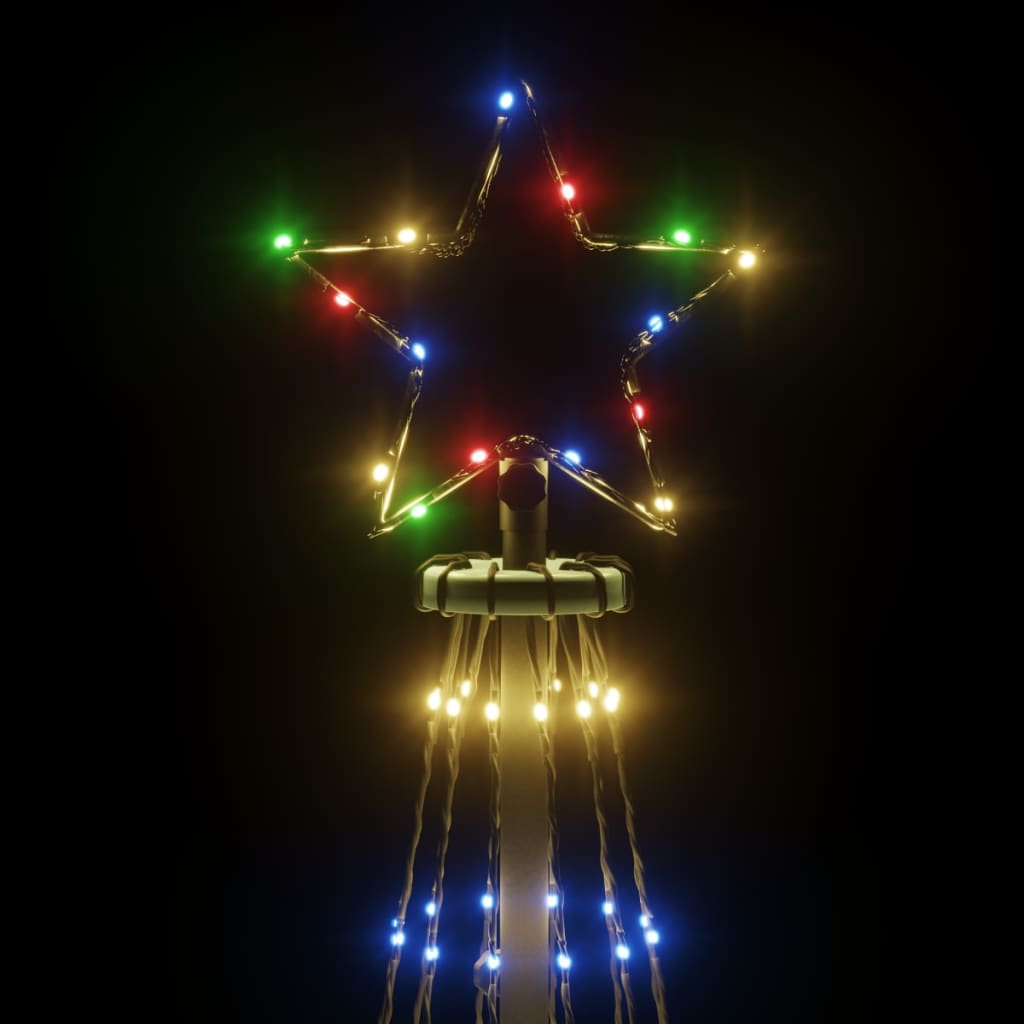 Albero di Natale con Puntale Colorato 732 LED 500 cm - BricoBravo
