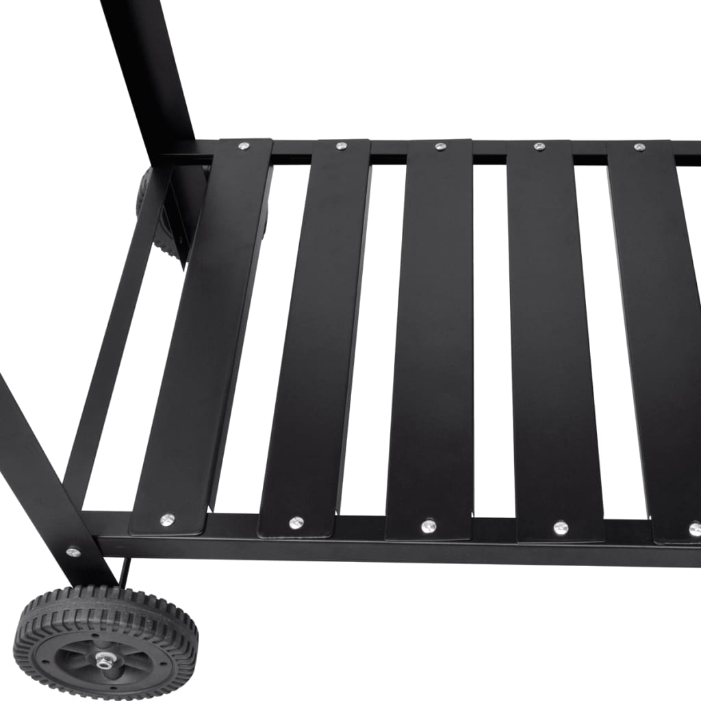 Supporto per BBQ a Carbonella con 2 Ruote 40714 - BricoBravo